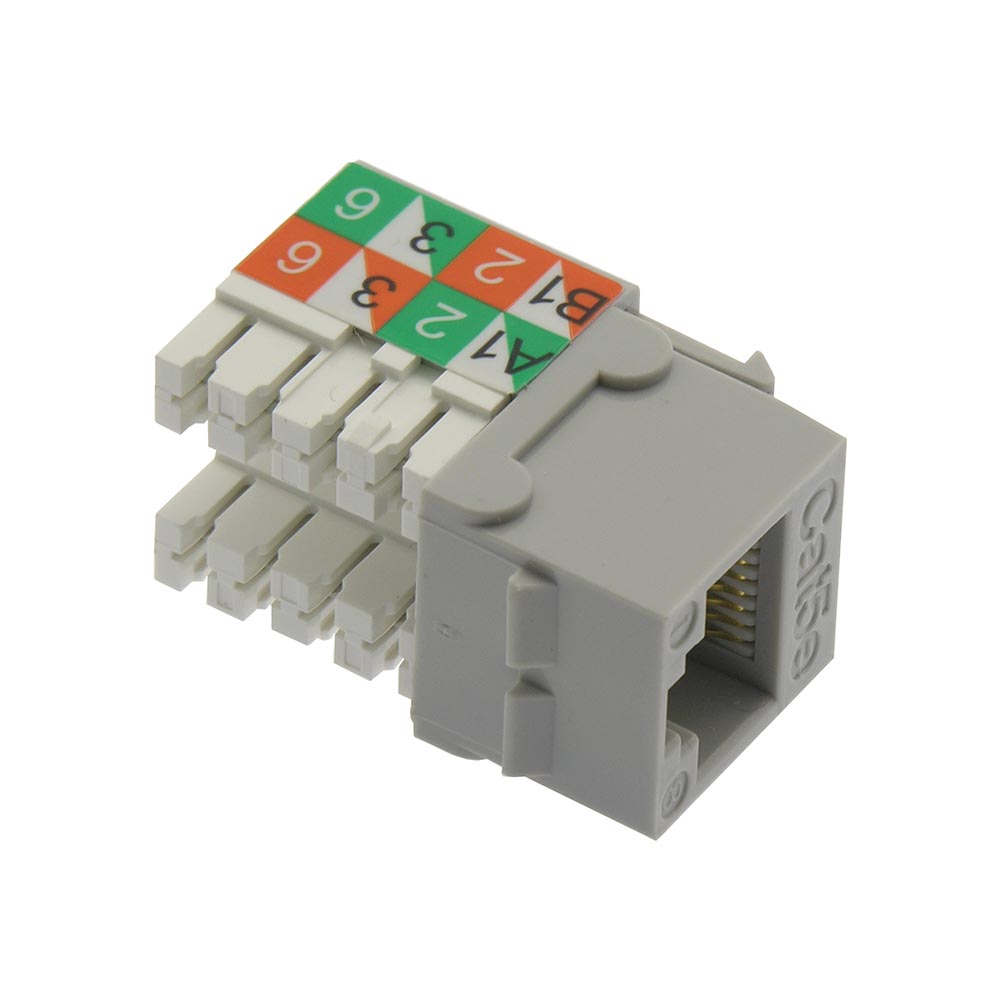 Cat.5E RJ45 110 Type Keystone Jack Gray - Bestlink Netware