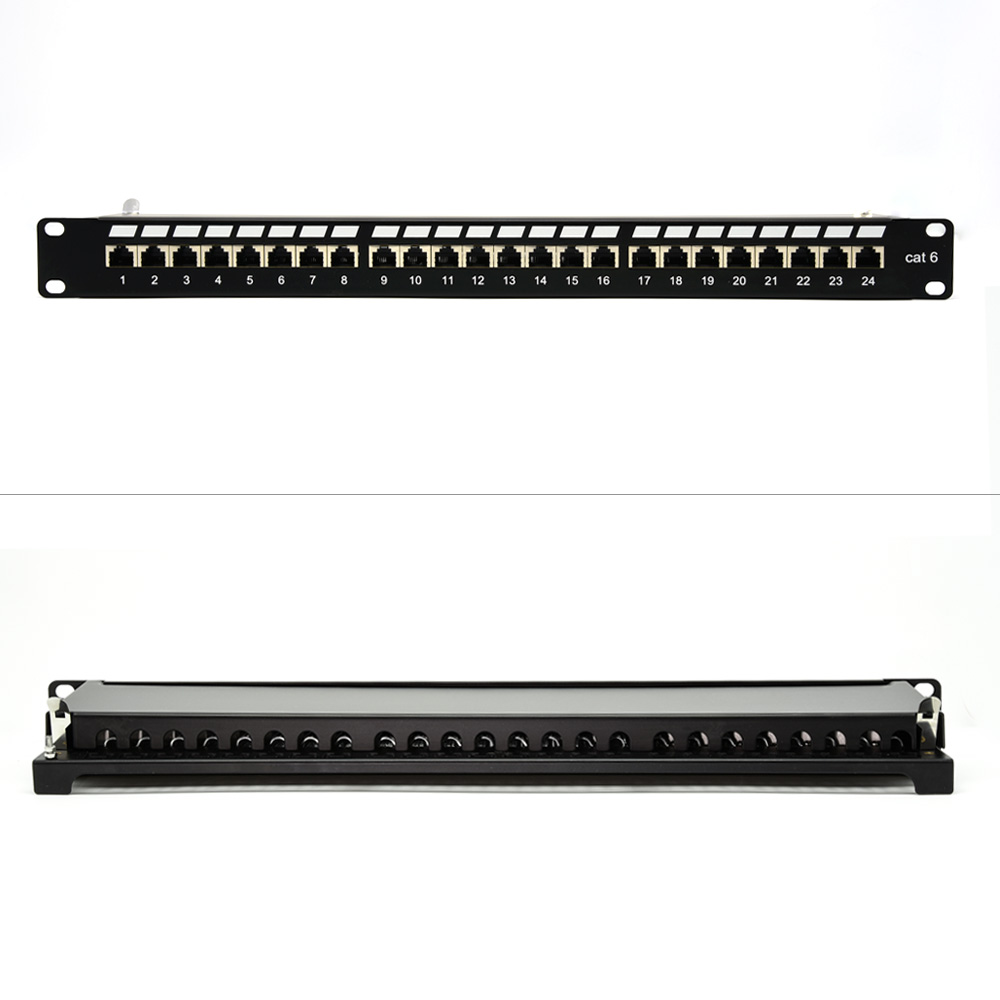 24 Port Cat.6 Shielded Patch Panel - Bestlink Netware