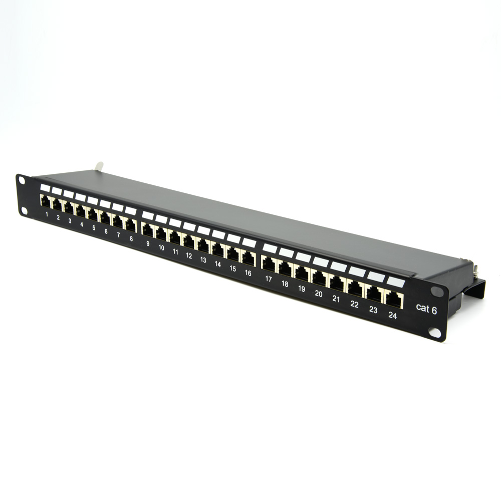 24 Port Cat.6 Shielded Patch Panel - Bestlink Netware