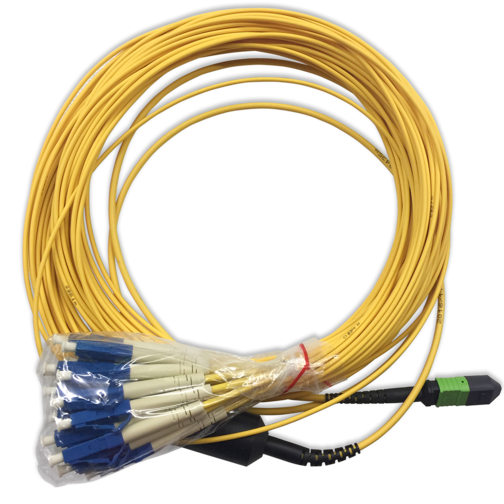 Fiber Optic MPO-LC/UPC Trunk Cable, 24core, SM G657A2, LSOH,2M ...