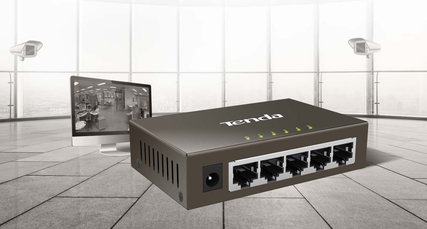 5-Port Gigabit Desktop Switch Tenda (TEG1005D) - Bestlink Netware