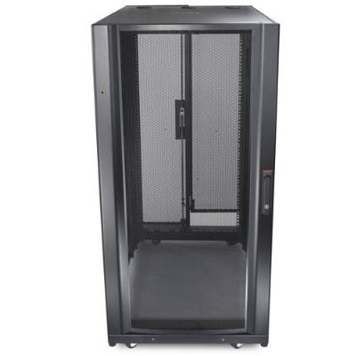 24U Server Rack Enclosure with Front/Rear Vented Doors 42" Depth ...