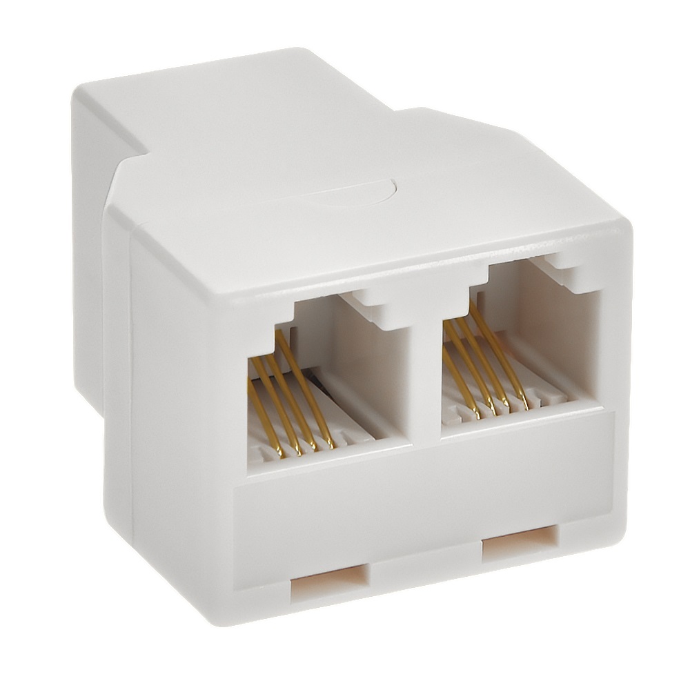 7Ft RJ11 (4C) Modular Telephone Cable Straight - Bestlink Netware