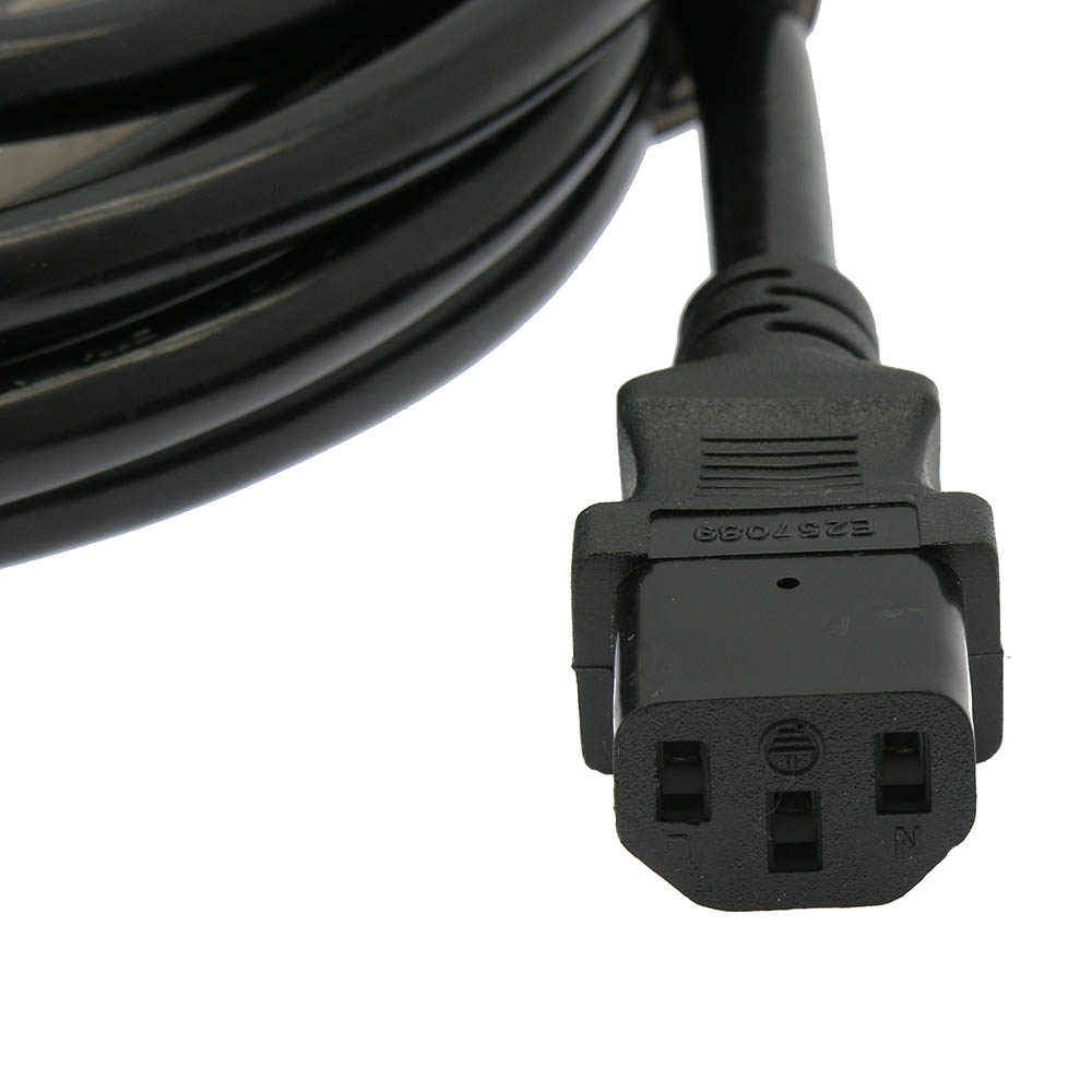 4Ft Power Extension Cord C13 to C14 Black /SJT 14/3 - Bestlink Netware