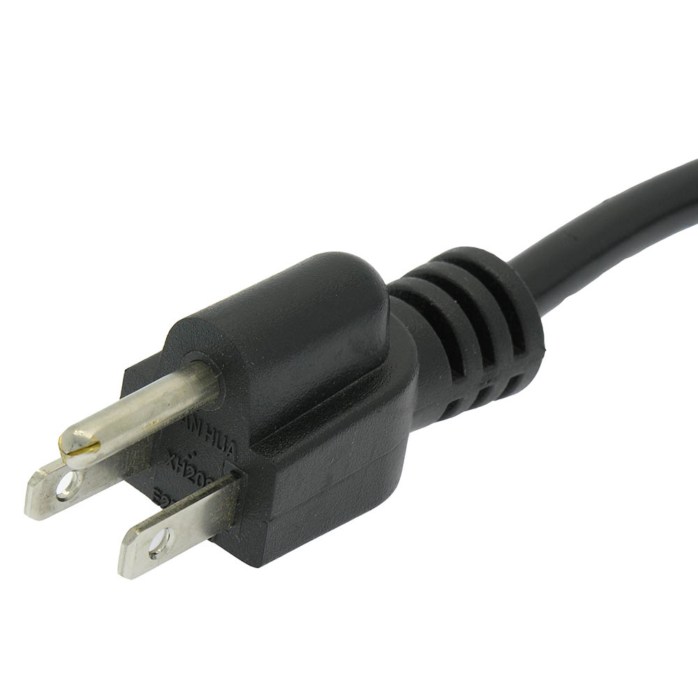 1Ft Y Power Cord 5-15P to C-13 Black SJT 18/3 - Bestlink Netware