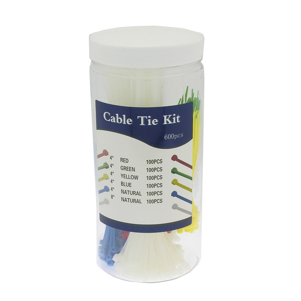 600pc Cable Tie Kit - Bestlink Netware