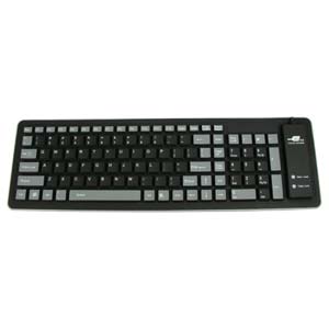 Mid Size Flexible Keyboard, Black/Gray - Bestlink Netware
